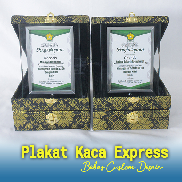 Jual Plakat Kaca Mewah, Plakat Kenang Kenangan, Plakat PKL, Plakat ...