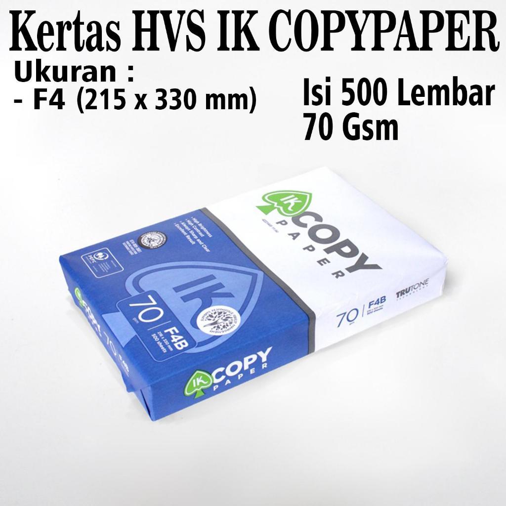Jual IK Copy Paper 70 gr Kertas HVS / HVS Paper Putih / Kertas ...