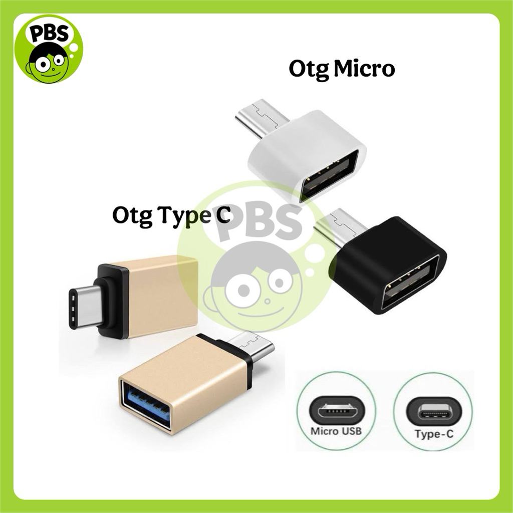 Jual PBS - OTG Usb to Micro dan Type C | Sambungan Card Reader ...