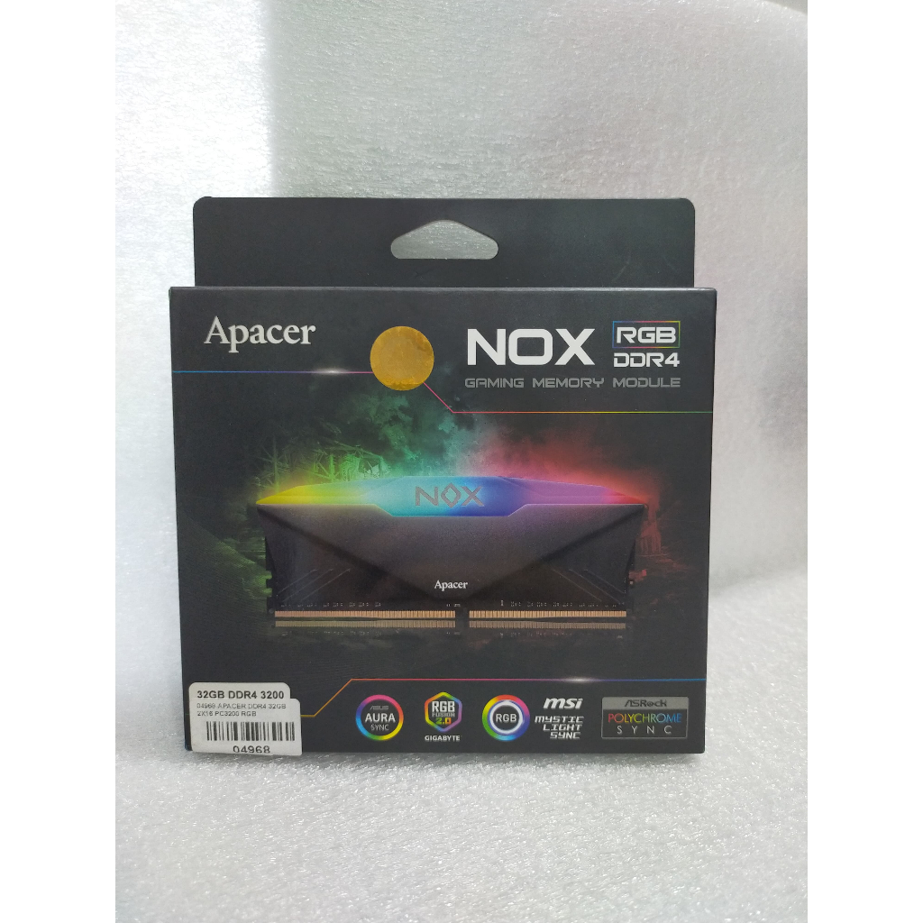 Jual Memory RAM PC APACER NOX RGB DDR4 | Shopee Indonesia