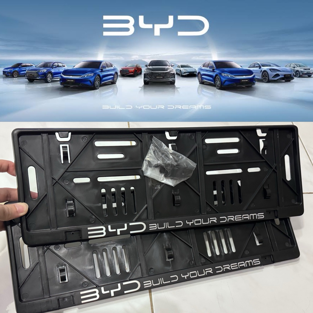 Jual BYD Frame tatakan plat nomor mobil | Shopee Indonesia