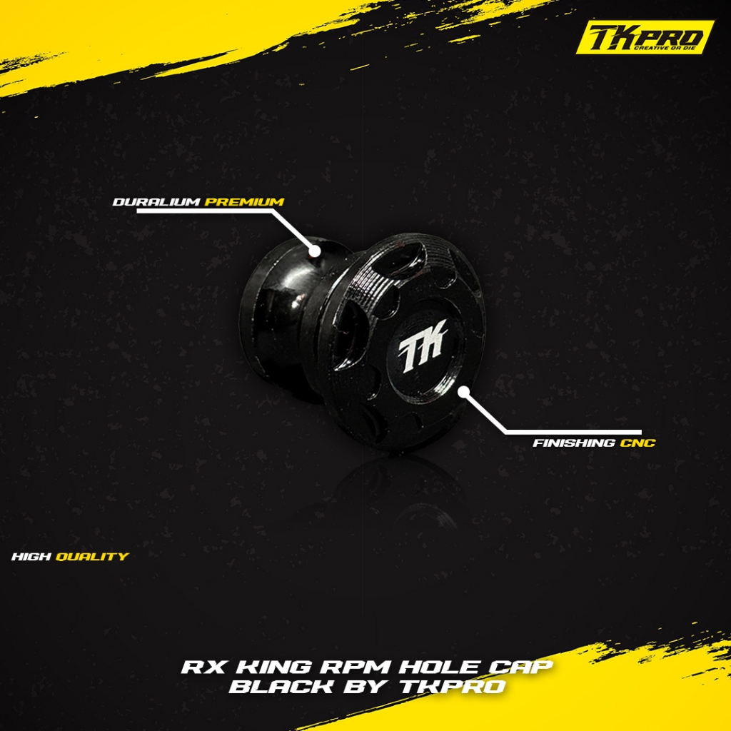 Jual TUTUP RPM RX KING RXKING RXS YT CUSTOM DURAL CNC BY TKPRO [HITAM ...