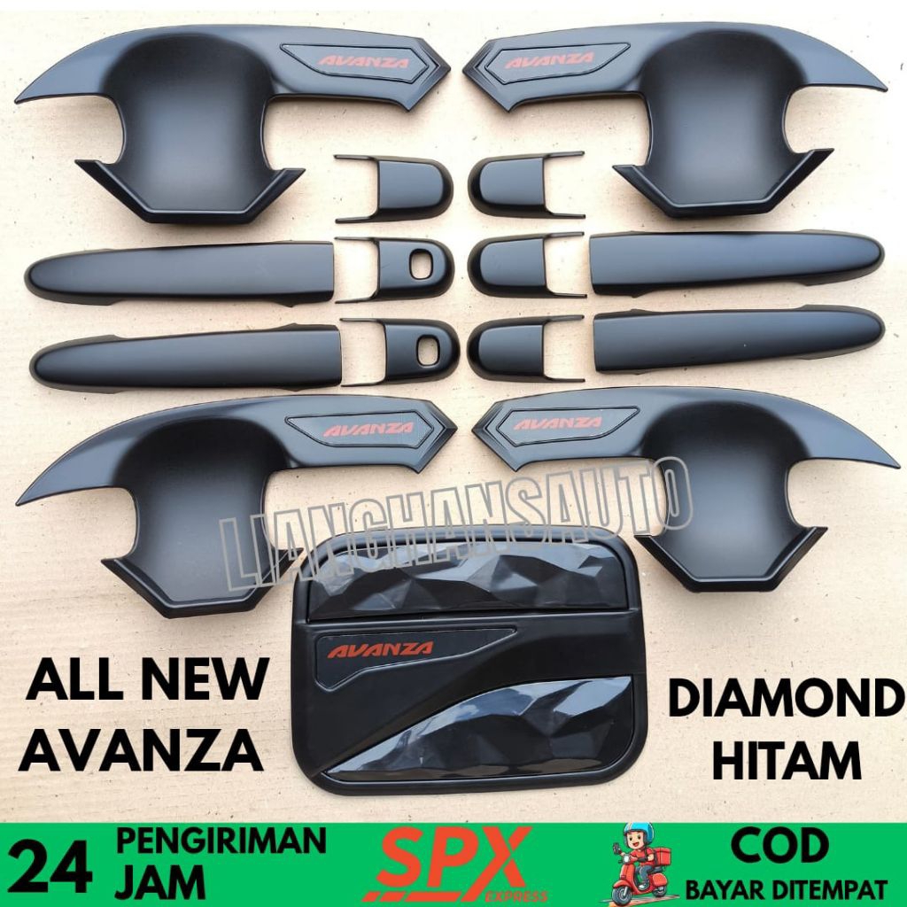 Jual PAKET LENGKAP HANDLE OUTER TANK COVER ALL NEW AVANZA XENIA PREMIUM HITAM | Shopee Indonesia