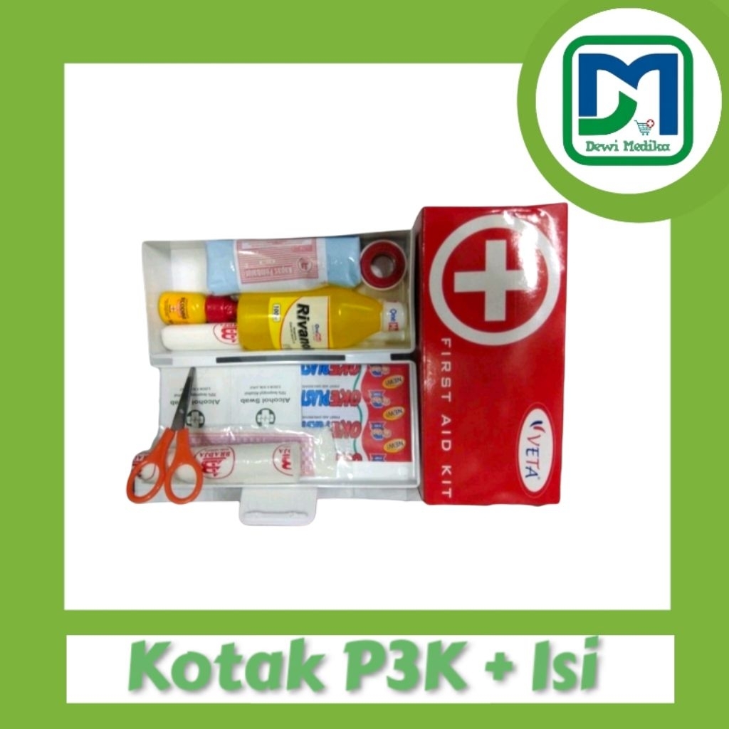 Jual P3K Mobil Kotak P3K Pertolongan Pertama Pada Kecelakaan | Shopee ...