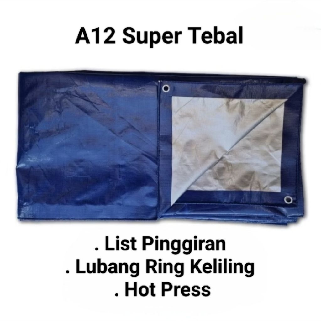 Jual Terpal A12 Ukuran 2x4 3x4 4x4 4x6 Termurah Super Tebal | Shopee ...