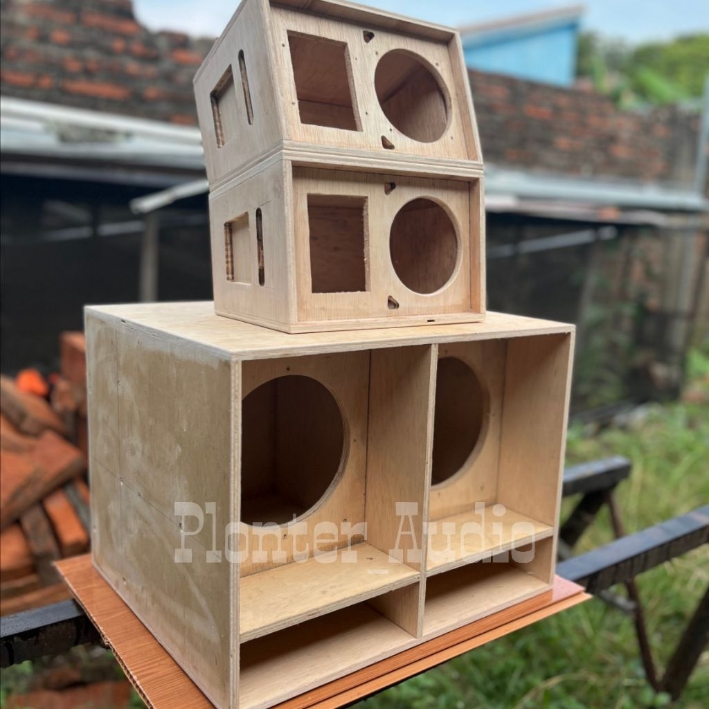Jual 1 Set Box Speaker Miniscop 5 Inch Double + Array 4 Inch Single ...