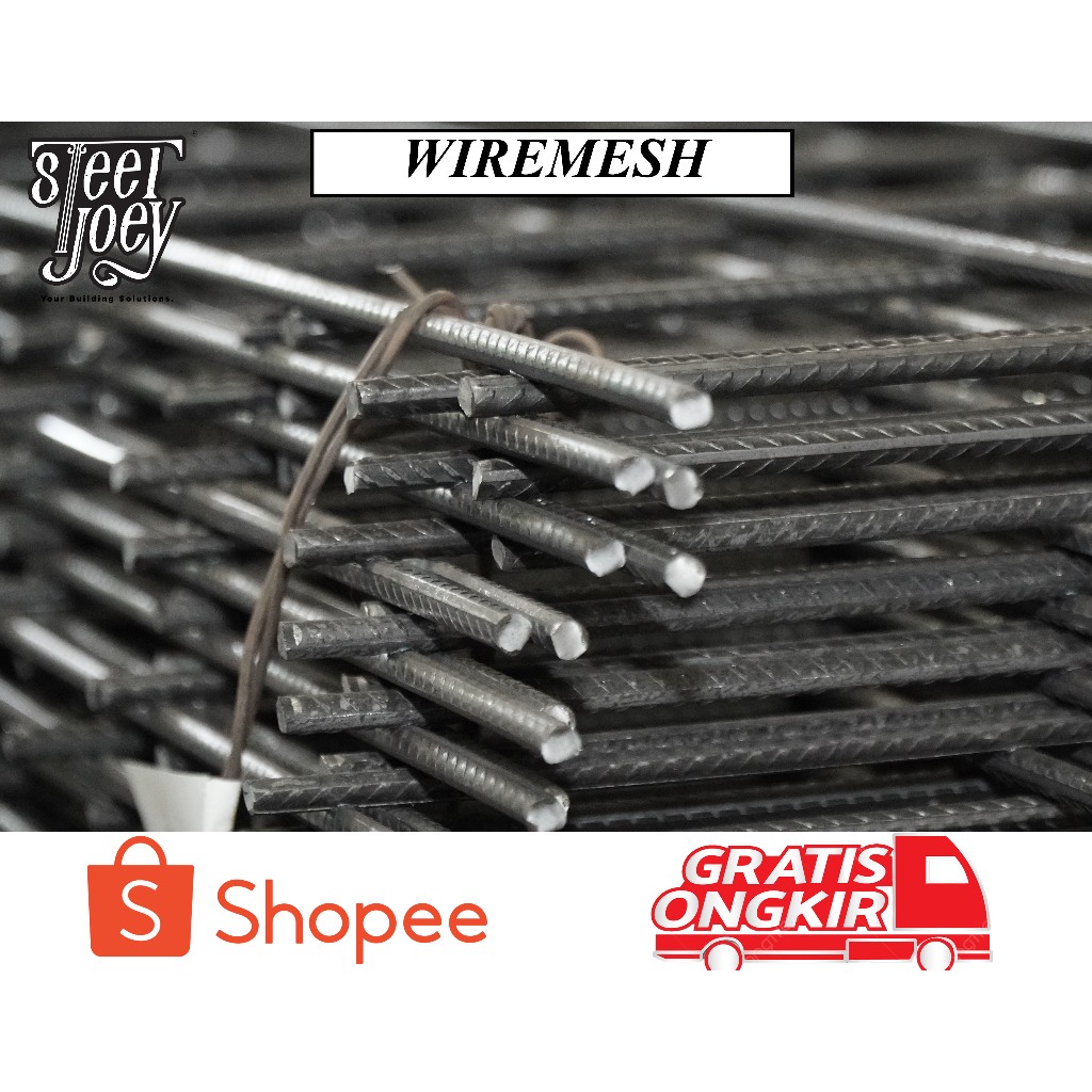 Jual BESI WIREMESH 5,4m x 2,1m | Kotak 15cm | Varian M6, M8, M10 | Kuat ...