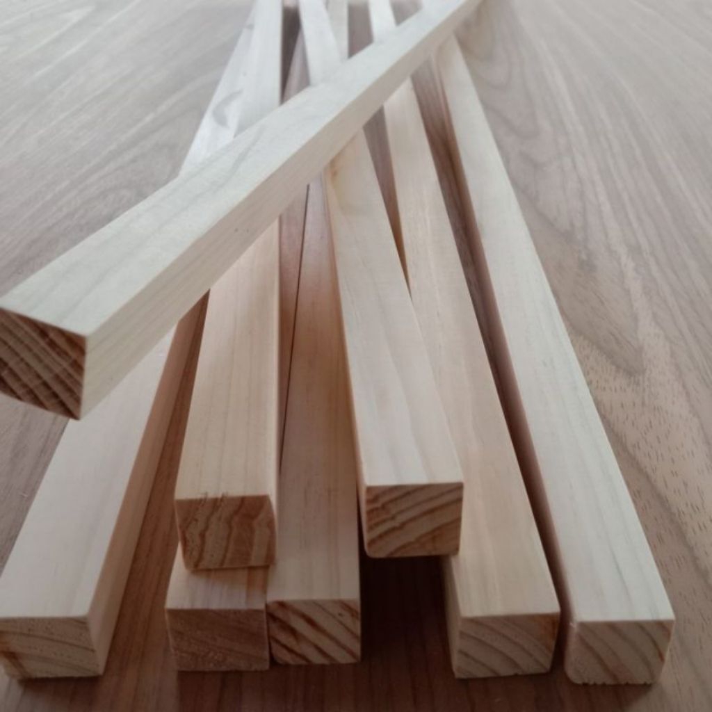 Jual Murah!! Kayu Reng 1,5CMX1,5CM Panjang 20-100 Cm Kayu Jati Belanda ...