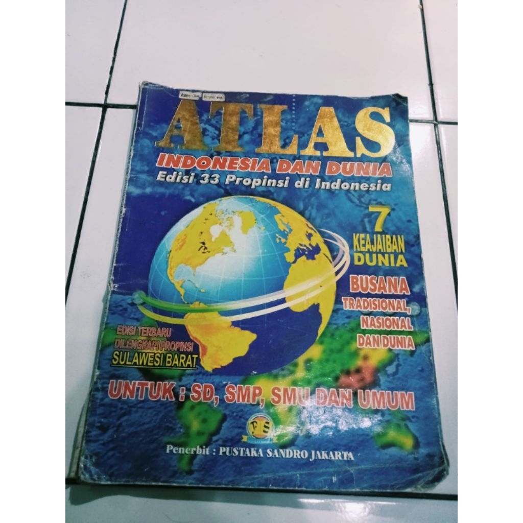 Jual Buku Atlas / Peta Atlas Indonesia dan Dunia | Shopee Indonesia