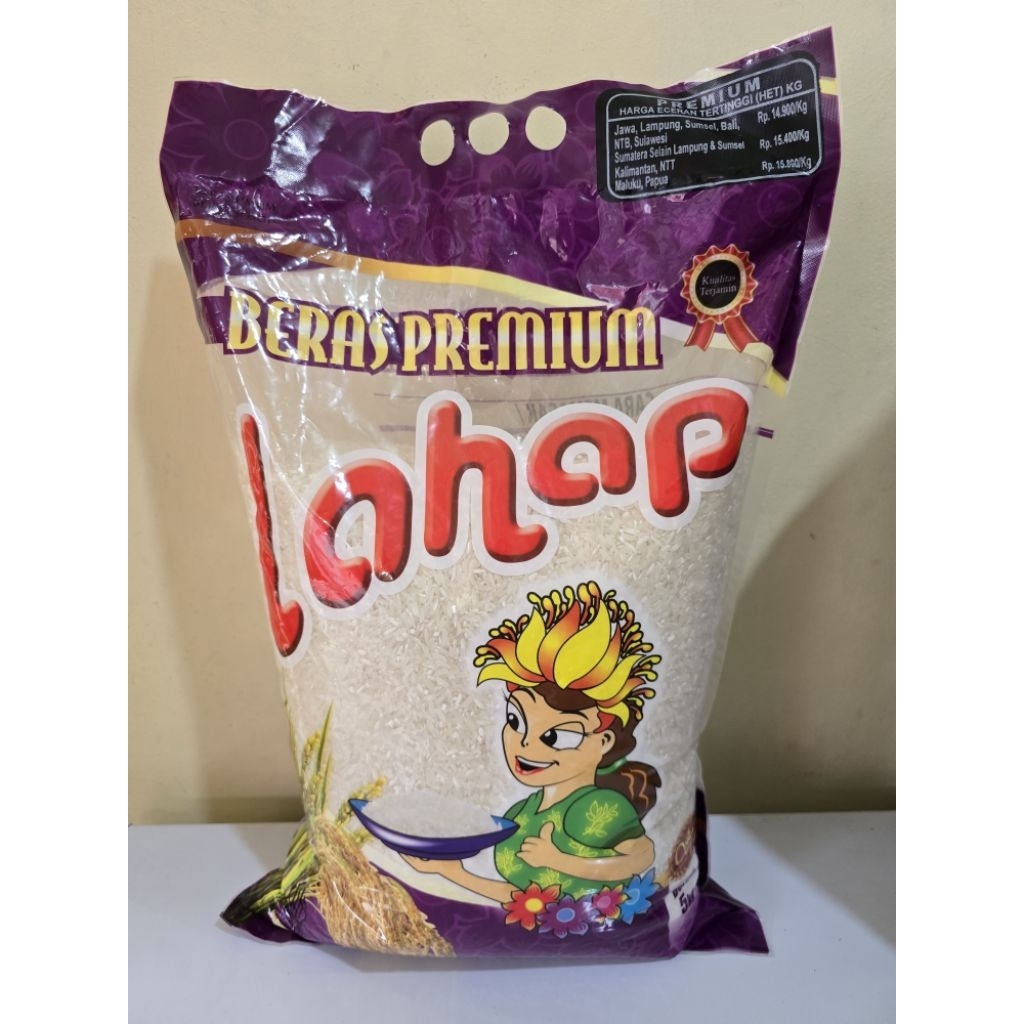 Jual BERAS PREMIUM LAHAP WANITA 5 KG | Shopee Indonesia