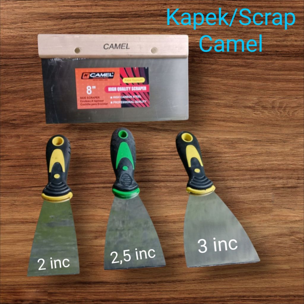 Jual Kape Stainless ukuran 2", 2,5", 3" & Skrap Gypsum merk Camel 8 ...