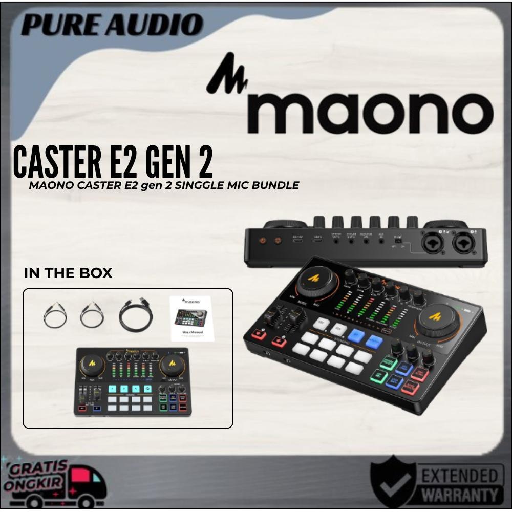 Jual MAONO E2 GEN2 GEN 2 AME2 soundcard podcast console live streaming ...