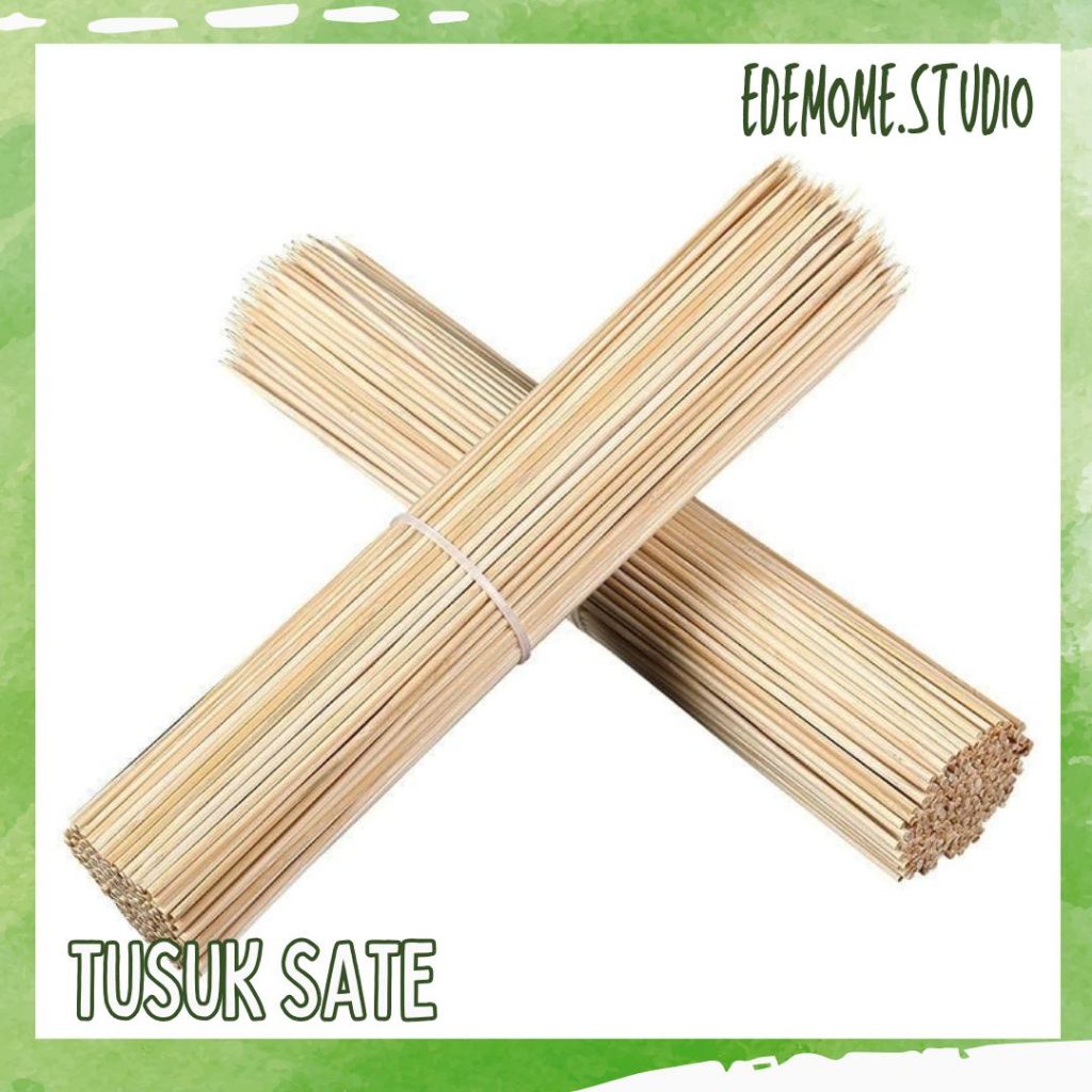 Jual (1 PCS) Tusukan Lidi Bambu / Tusuk Buket 30 40 CM Tusuk Sate Stik ...