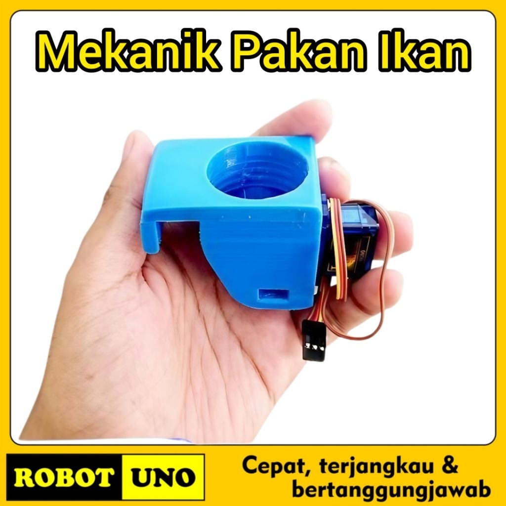 Jual Mekanik Pakan Ikan Otomatis Auto Fish Feeder For Arduino ESP32 ...