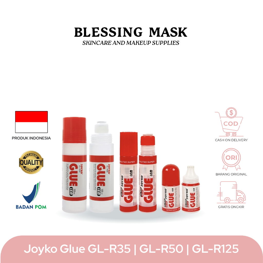 Jual JOYKO Liquid Glue GL-R35 | Lem Kertas Cair | R50 | Blessingmask ...