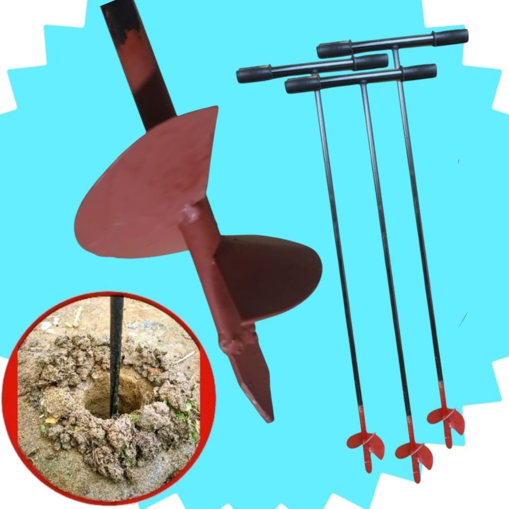 Jual ALAT LUBANG TANAH 10CM BOR TANAH MANUAL BOR BIOPORI BOR RESAPAN ...