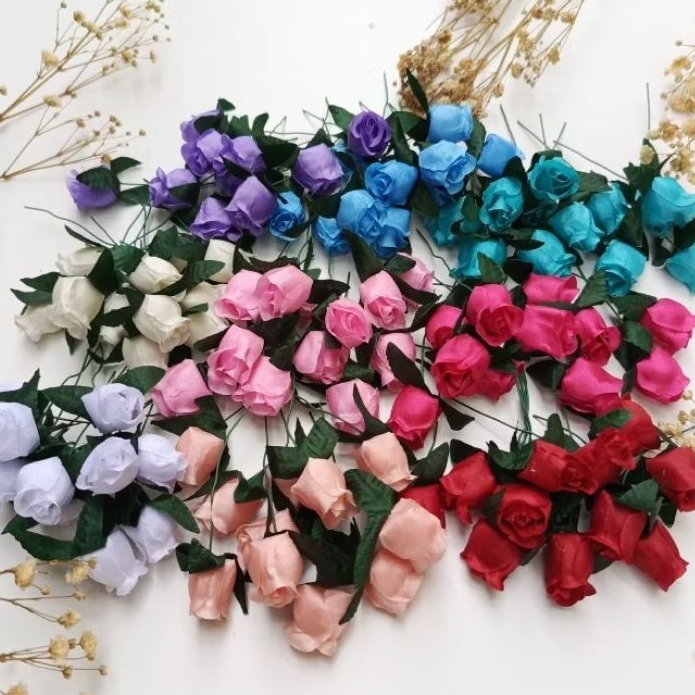 Jual bunga mawar kecil ukuran bunga 1,5 cm | Shopee Indonesia
