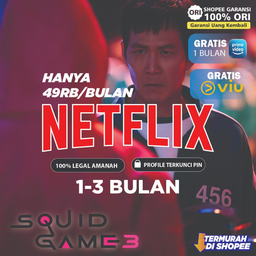 Jual PROMO NETPLIK NTFLXXX PREMIUM 1-3 BULAN ULTRA HD 4K BERGARANSI ANTI TIPU DURASI | Shopee ...