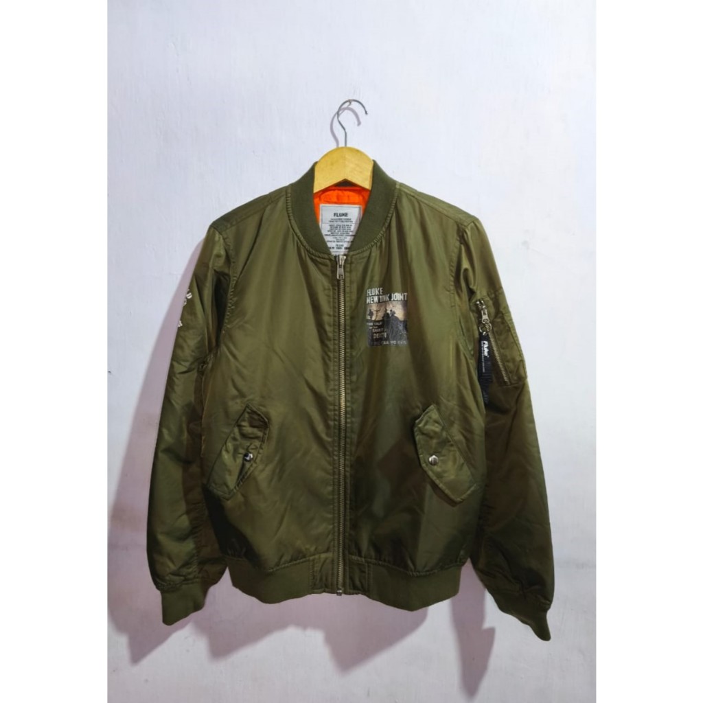 Jual JAKET PRIA FLUKE JAKET BOMBER MA1 BOMBER PILOT FLIGHT JAKET ...