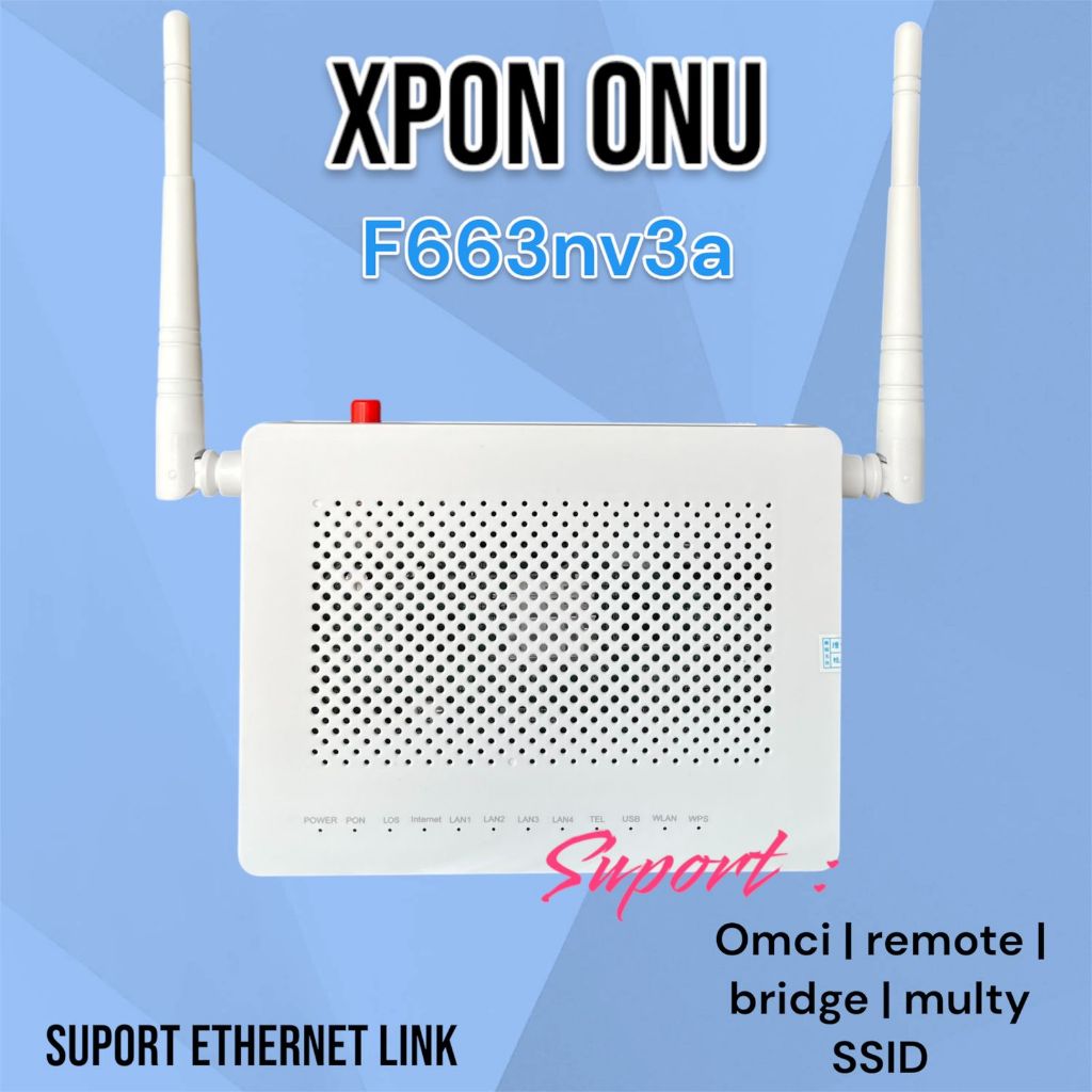 Jual XPON EPON GPON ZTE F663NV3A ONU ONT ROUTER | Shopee Indonesia