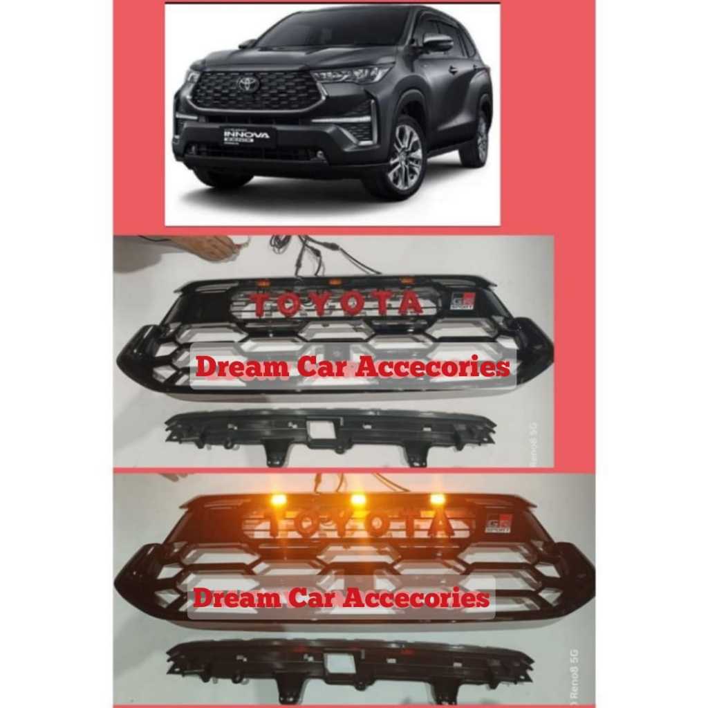 Jual GRILL INNOVA ZENIX 2023 WITH LED OEM TOYOTA GR SPORT ASLI IMPOR ...