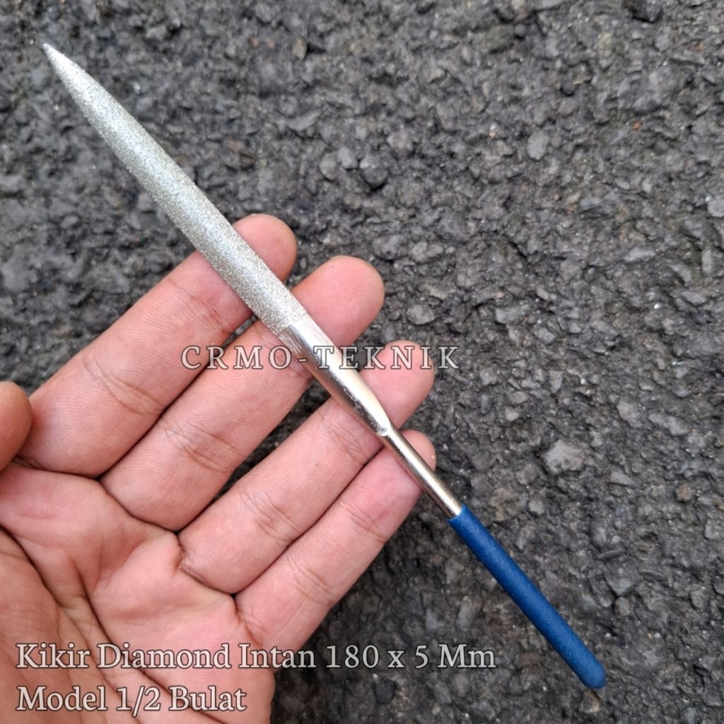 Jual Kikir Diamond Intan Model Setengah Bulat 180 x 5 Mm Kikir 1/2 ...