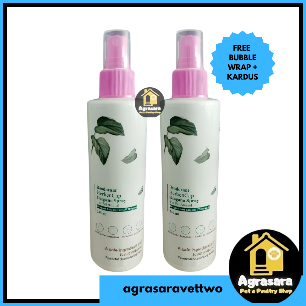 Jual Deodorant Spray 200ml (Oregano Spray) - Penghilang Bau Herbal ...