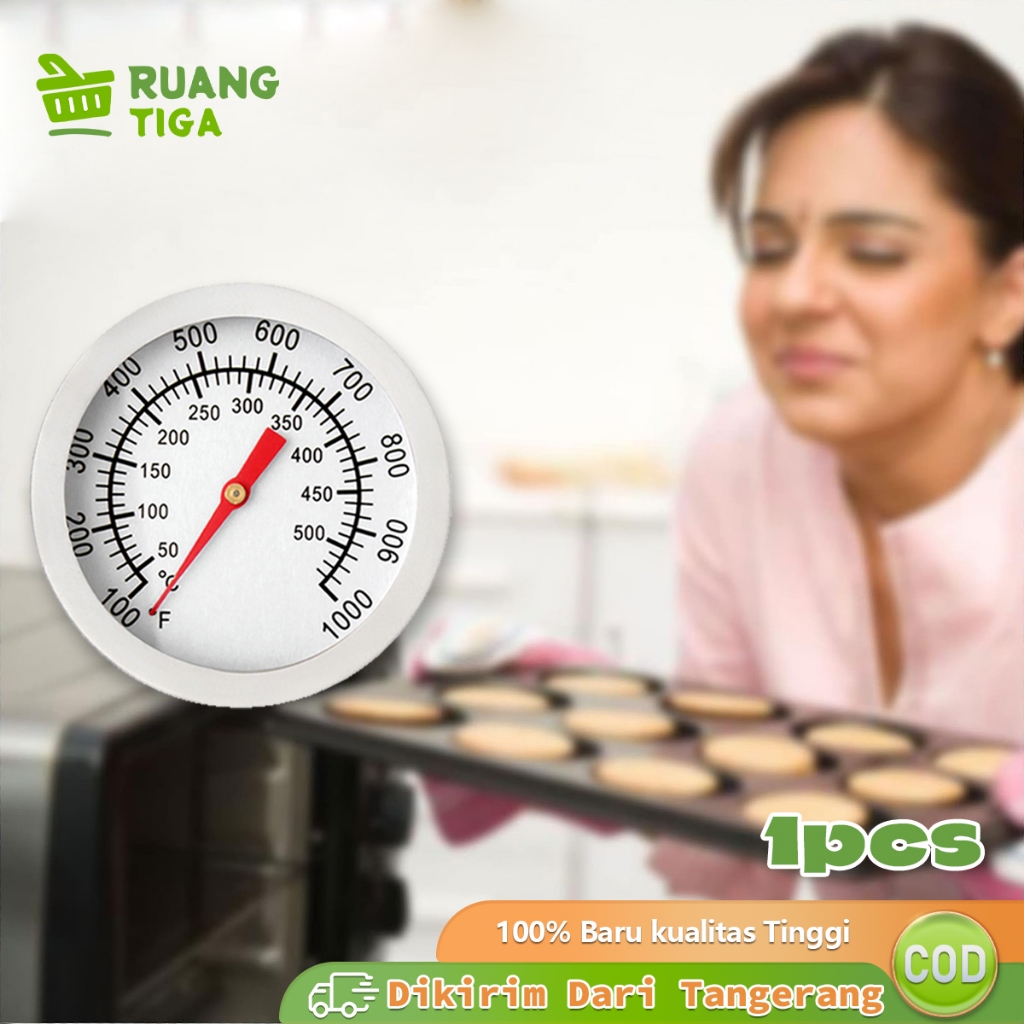 Jual Oven Thermometer Analog Stainless Food Grade Termometer Suhu ...