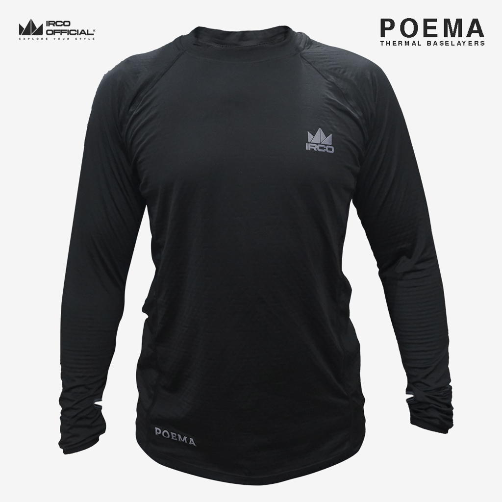 Jual IRCO Baselayer Gunung Thermal Lengan Panjang Hitam - Manset Kaos ...