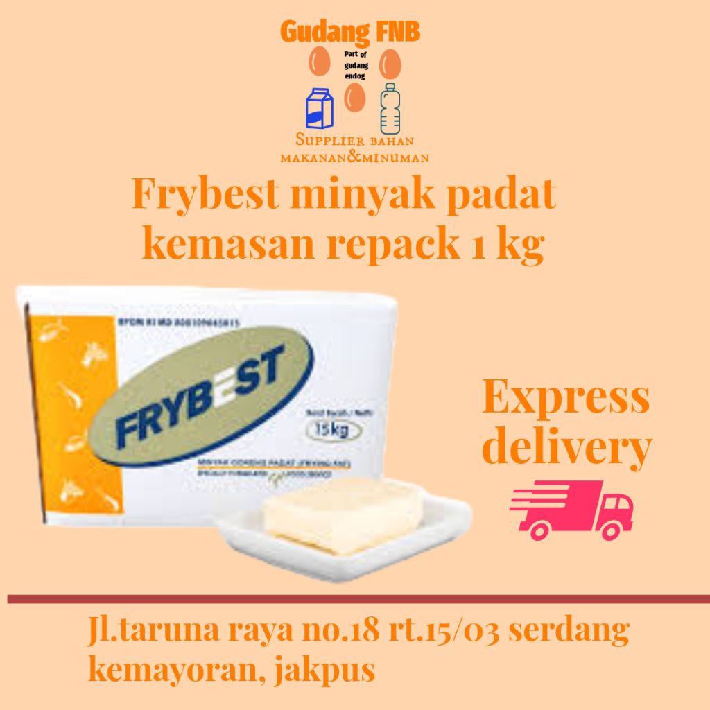 Jual Frybest minyak padat kemasan repack 1kg | Shopee Indonesia