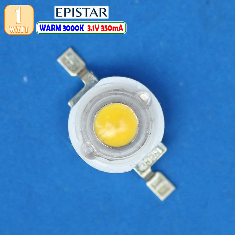 Jual HPL 1W Led 3000K 3200K Warm Kuning Hangat Mata Lampu Kabut Taman ...