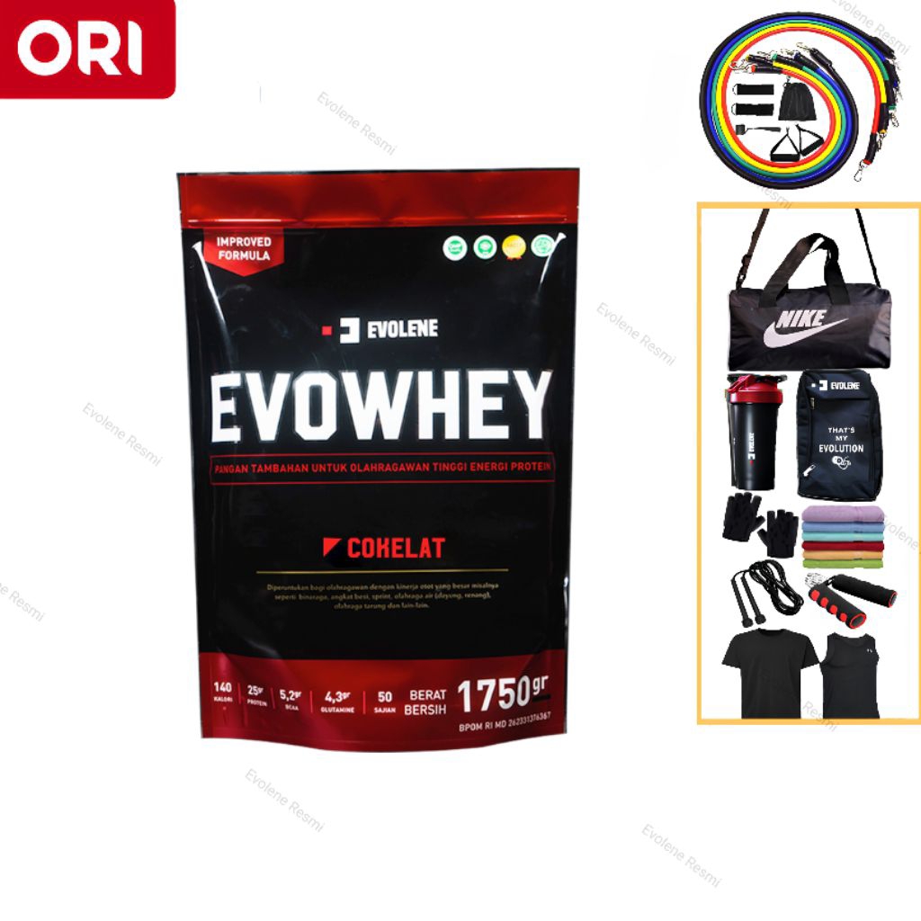 Jual Evolene - Evowhey 50x Serving Susu Whey protein | Shopee Indonesia