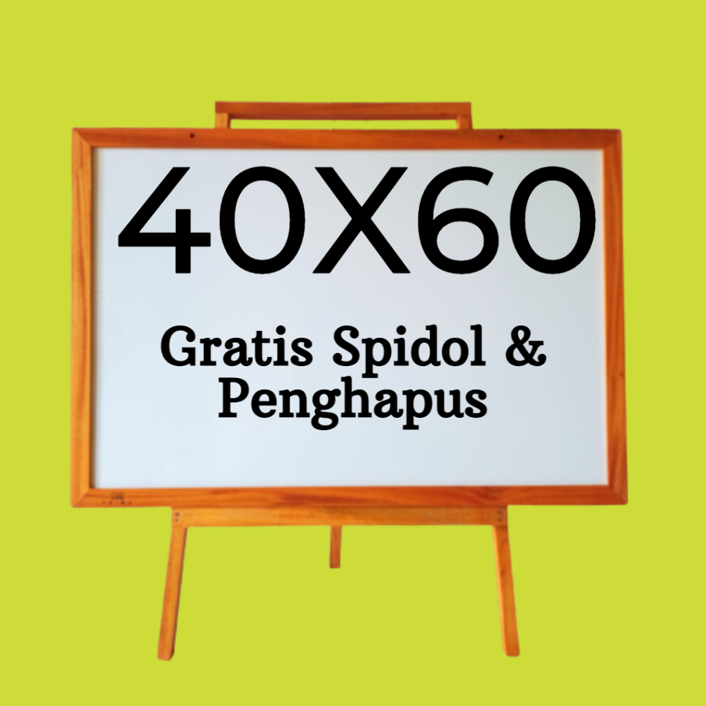 Jual PAPAN TULIS WHITEBOARD UKURAN 40X60 | Shopee Indonesia