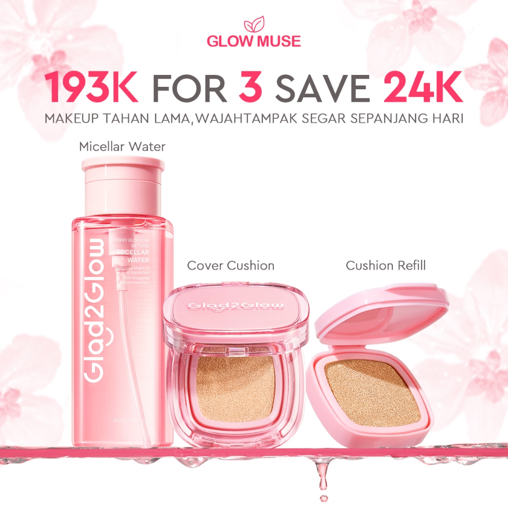 Jual [100% ORI] Glad2Glow Set Makeup Lengkap 3in1 Cherry Blossom ...