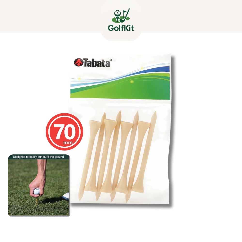 Jual [PROMO] TABATA Wood Tee 70mm / 55mm 1 Pack Unisex – Tees Kayu ...
