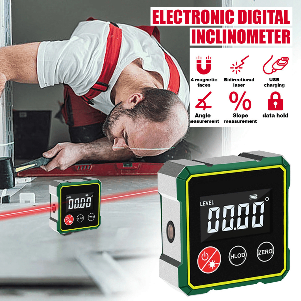 Jual Shunmaii Inclinometer Digital Alat Ukur Kemiringan Bangunan Dengan ...