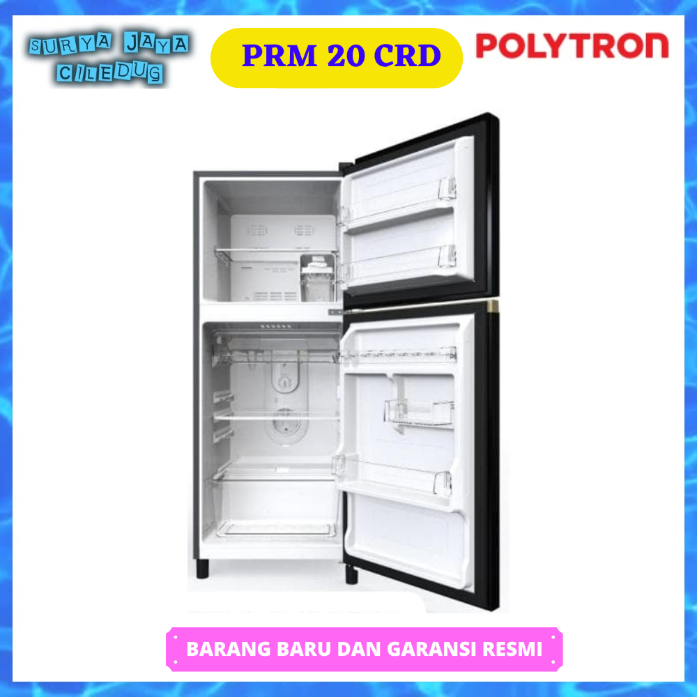 Jual KULKAS POLYTRON PRM20CRD, PRM 20 CRD 2 PINTU DESAIN ELEGAN GARANSI RESMI | Shopee Indonesia