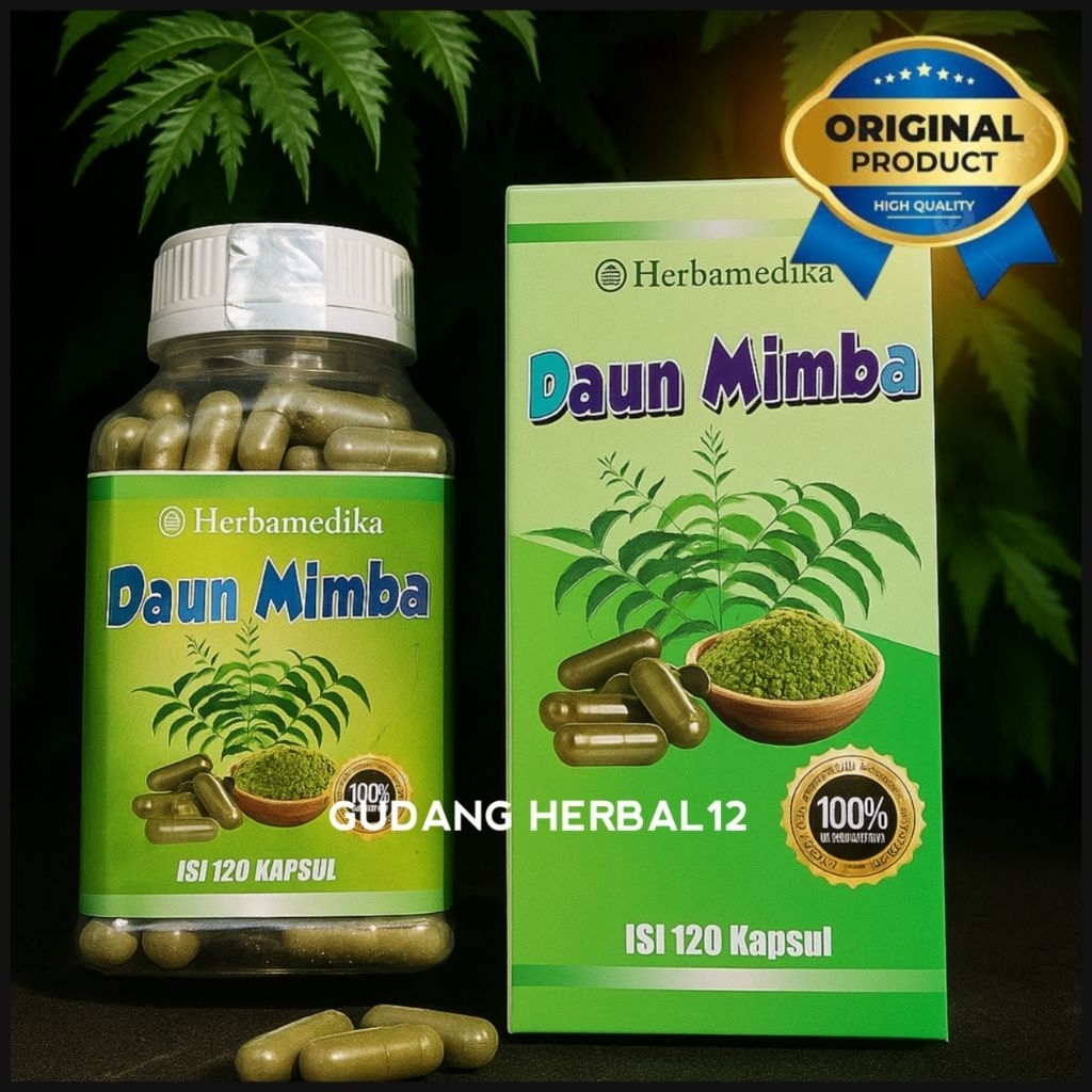 Jual Kapsul Daun Mimba Herbamedika ( isi 120 kapsul ) | Shopee Indonesia