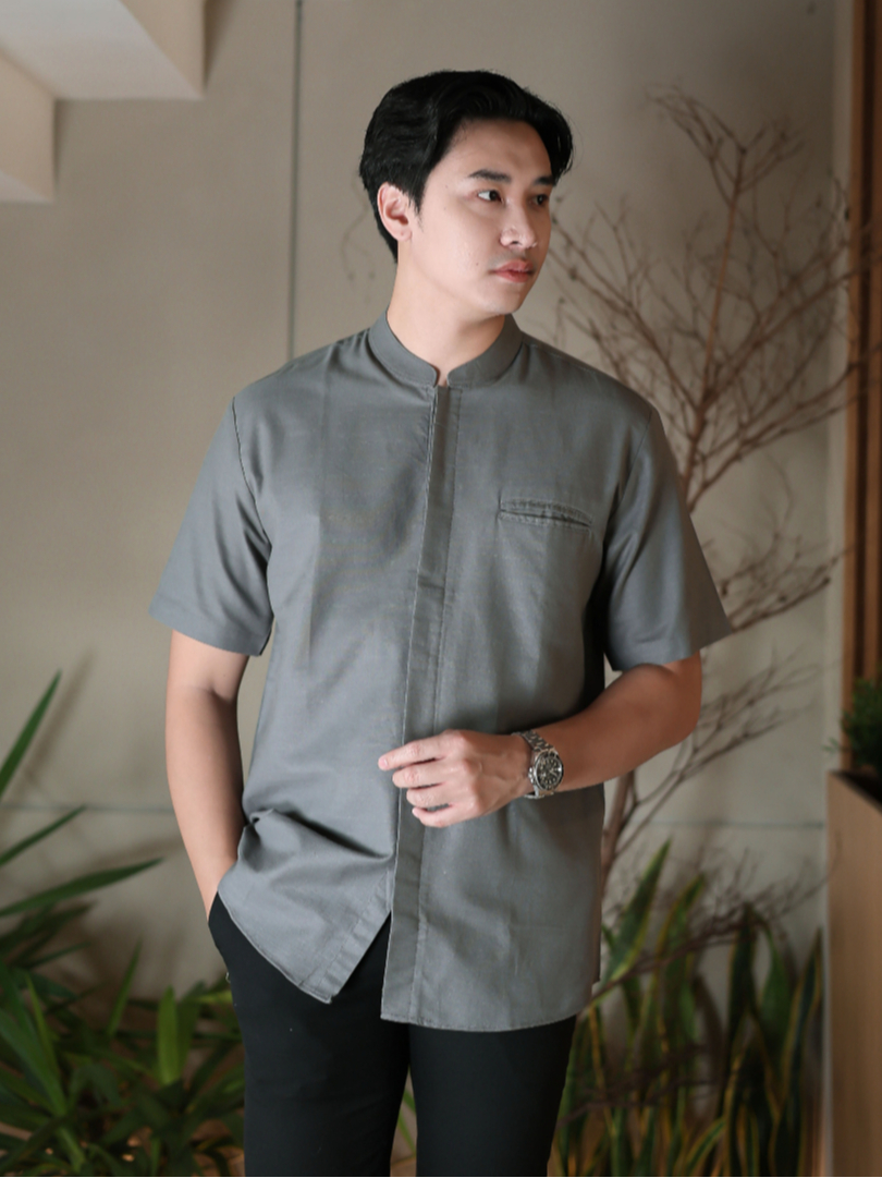 Jual LOA STUDIOS - CAIRO Kemeja Koko Lengan Pendek dengan Kantong dan Kerah shanghai | Shopee ...