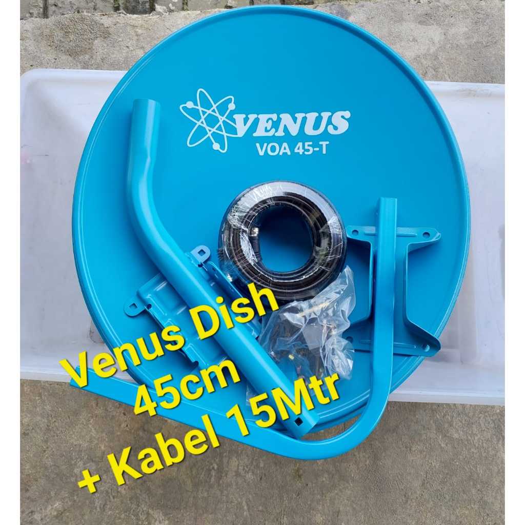 Jual Dish Odu Venus 45cm + Kabel RG6 15mtr Tanpa LNB | Shopee Indonesia