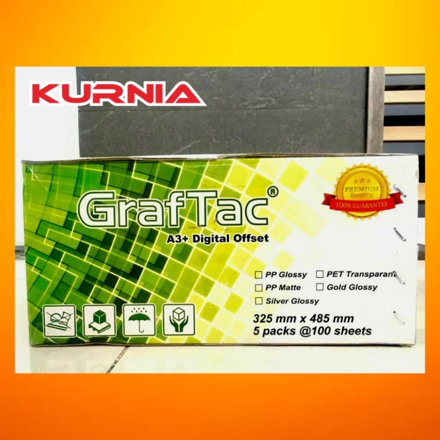 Jual Stiker GRAFTAC Vinyl Laser/Sticker Vinyl White Matte Uk A3 ...