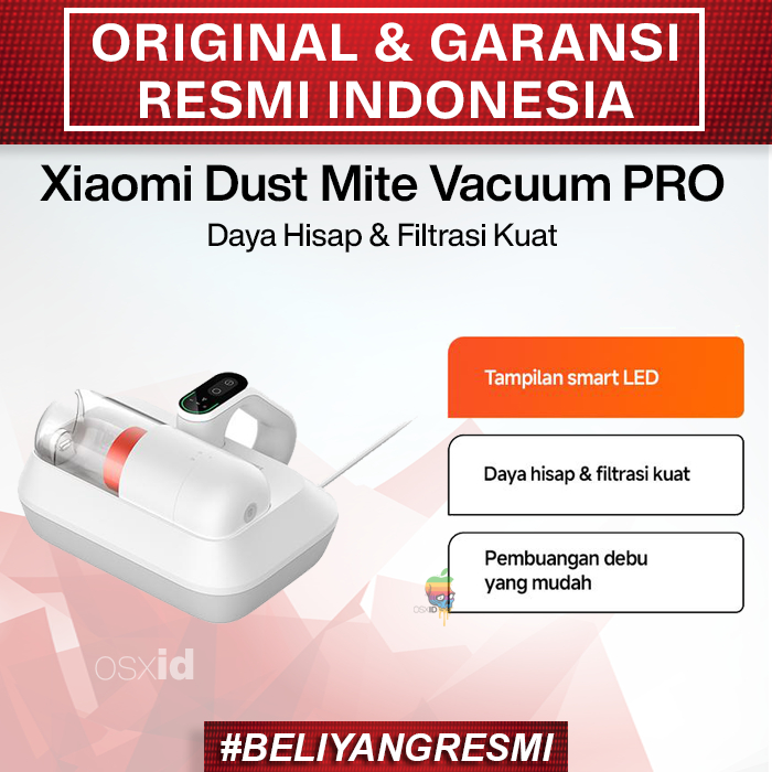 Jual Xiaomi Dust Mite Vacuum Cleaner Pro | Daya isap cyclone 14 kPa ...