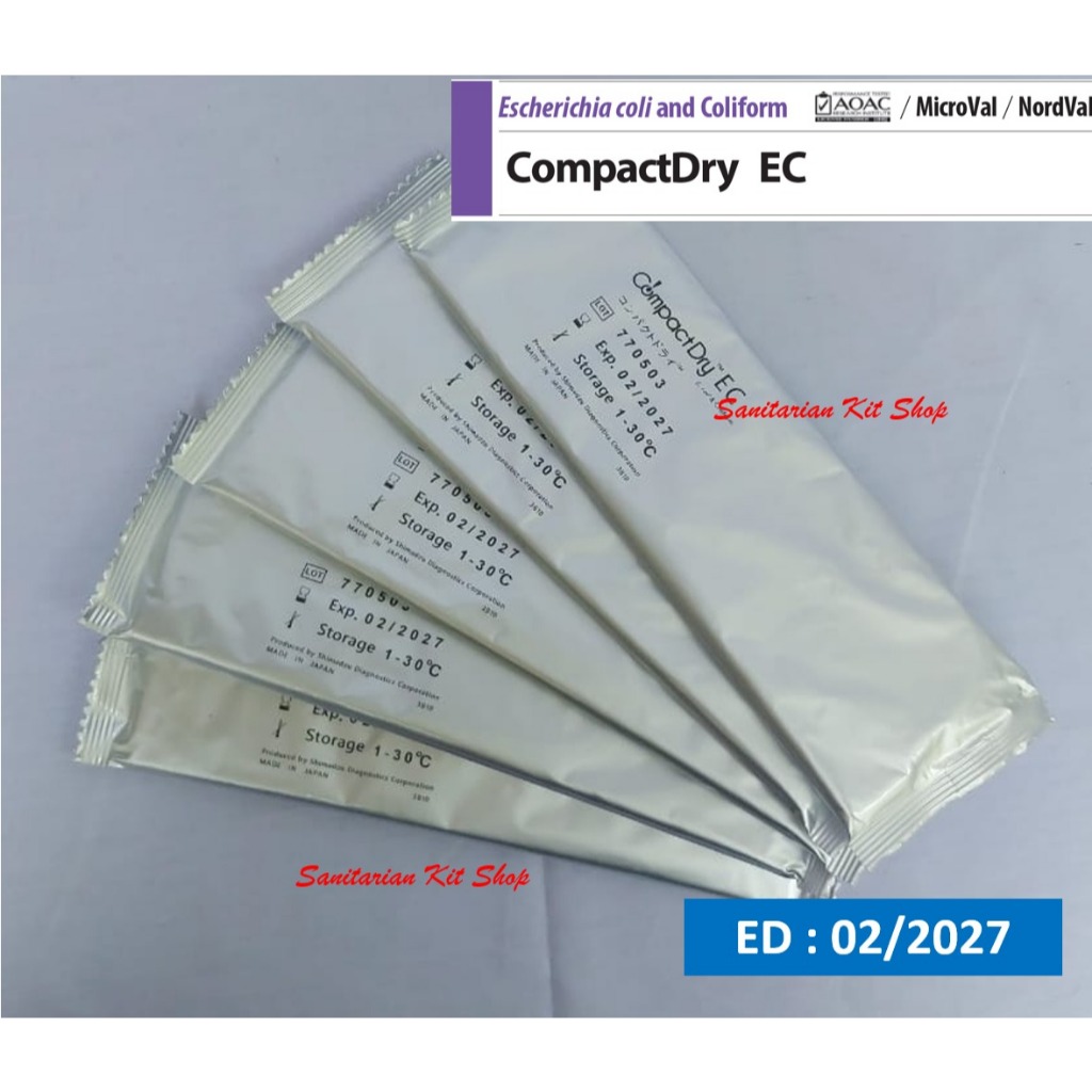 Jual Nissui Compact Dry EC - 40 Test (10 Strip) media ukur Coliform dan ...
