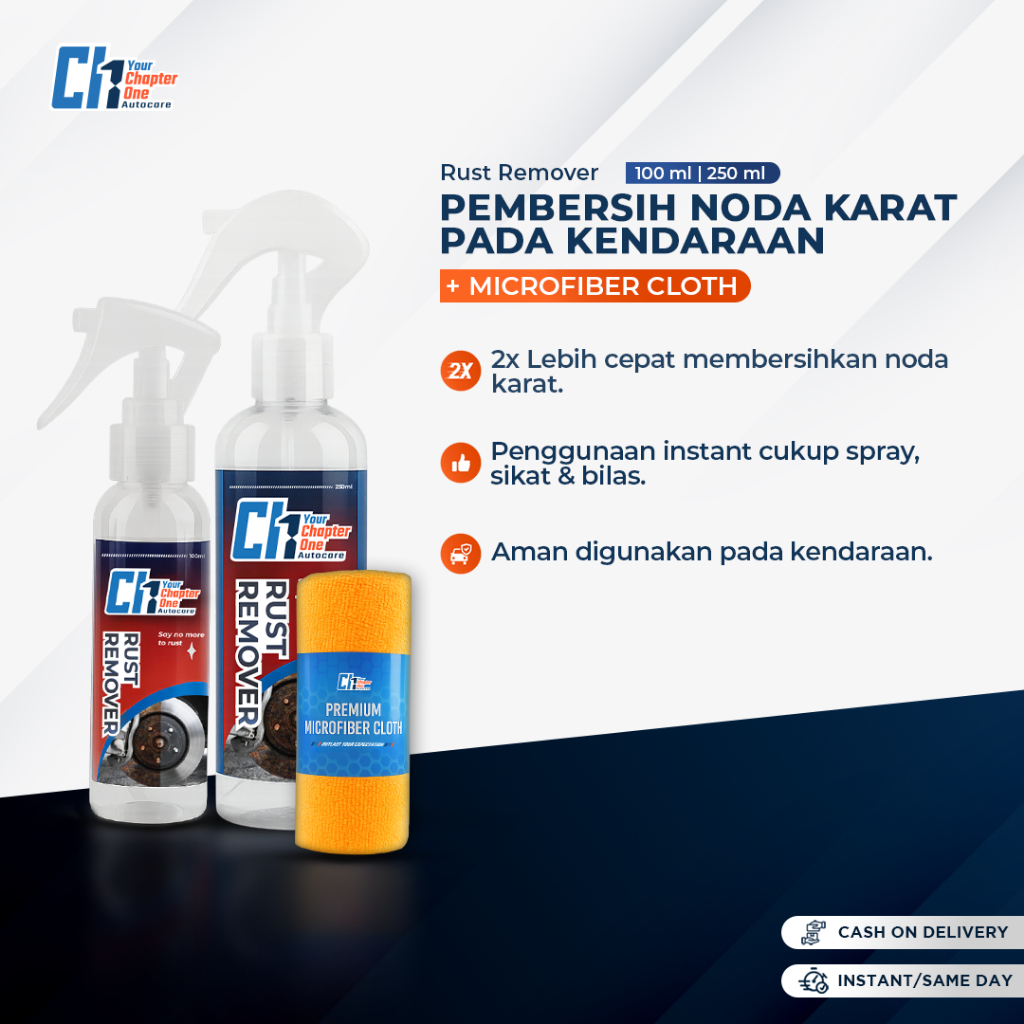 Jual Cairan Penghilang Karat - Yourchapterone Rust Remover Perontok Karat Besi/Stainless/Knalpot ...