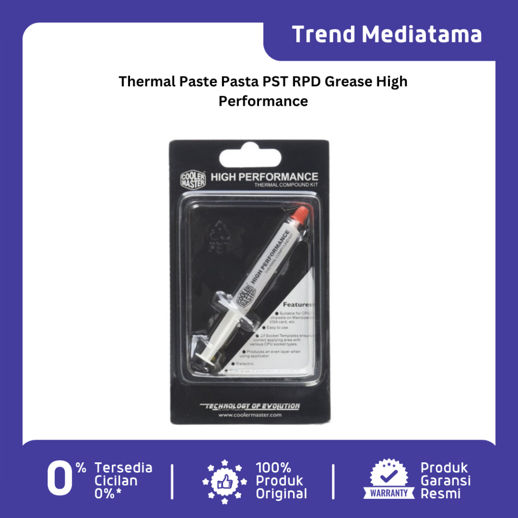 Jual Thermal Paste Cooler Master Pasta Grease RPD High Performance ...