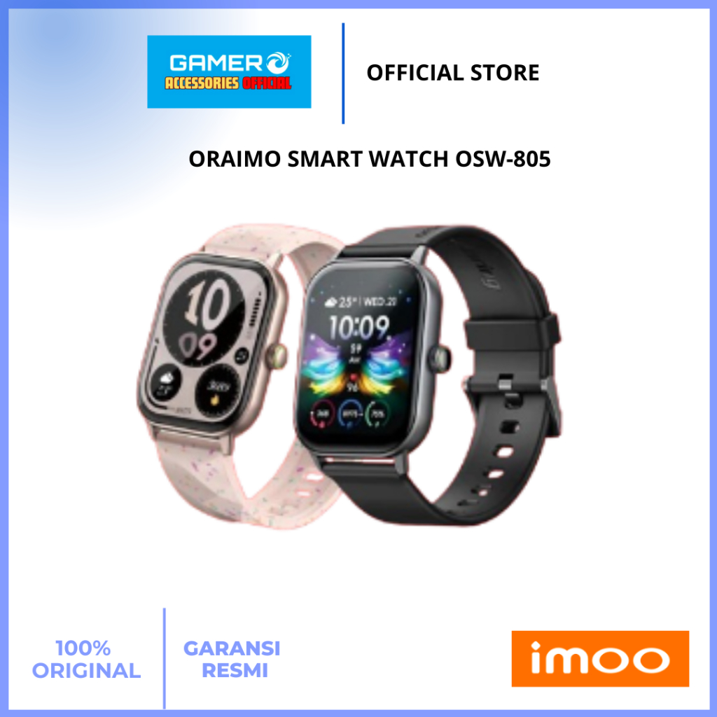 Jual ORAIMO Smartwatch Watch 5 OSW 805 Original Resmi Official Store ...