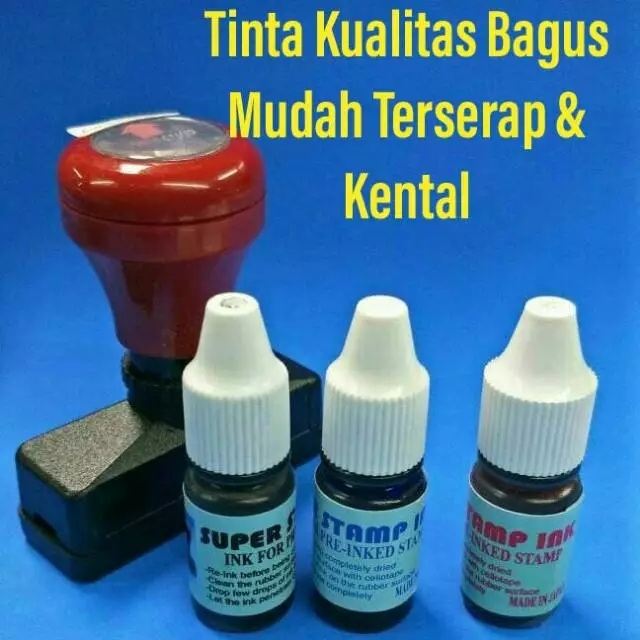 Jual Tinta Stempel Otomatis / Automatic / Flash Tanpa Bantalan / Isi ...