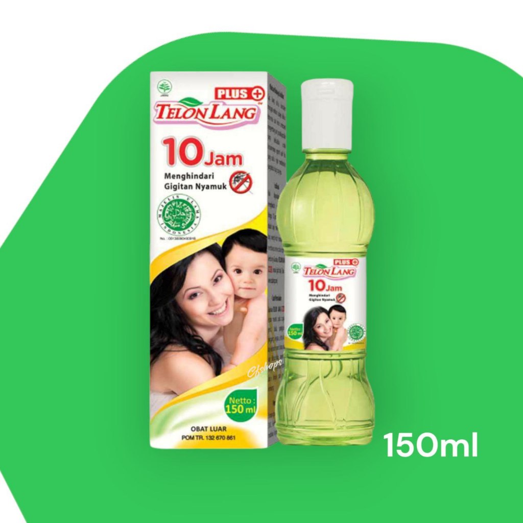 Jual CAP LANG Minyak Telon Lang Plus TelonLang Anti Nyamuk - 150ml ...