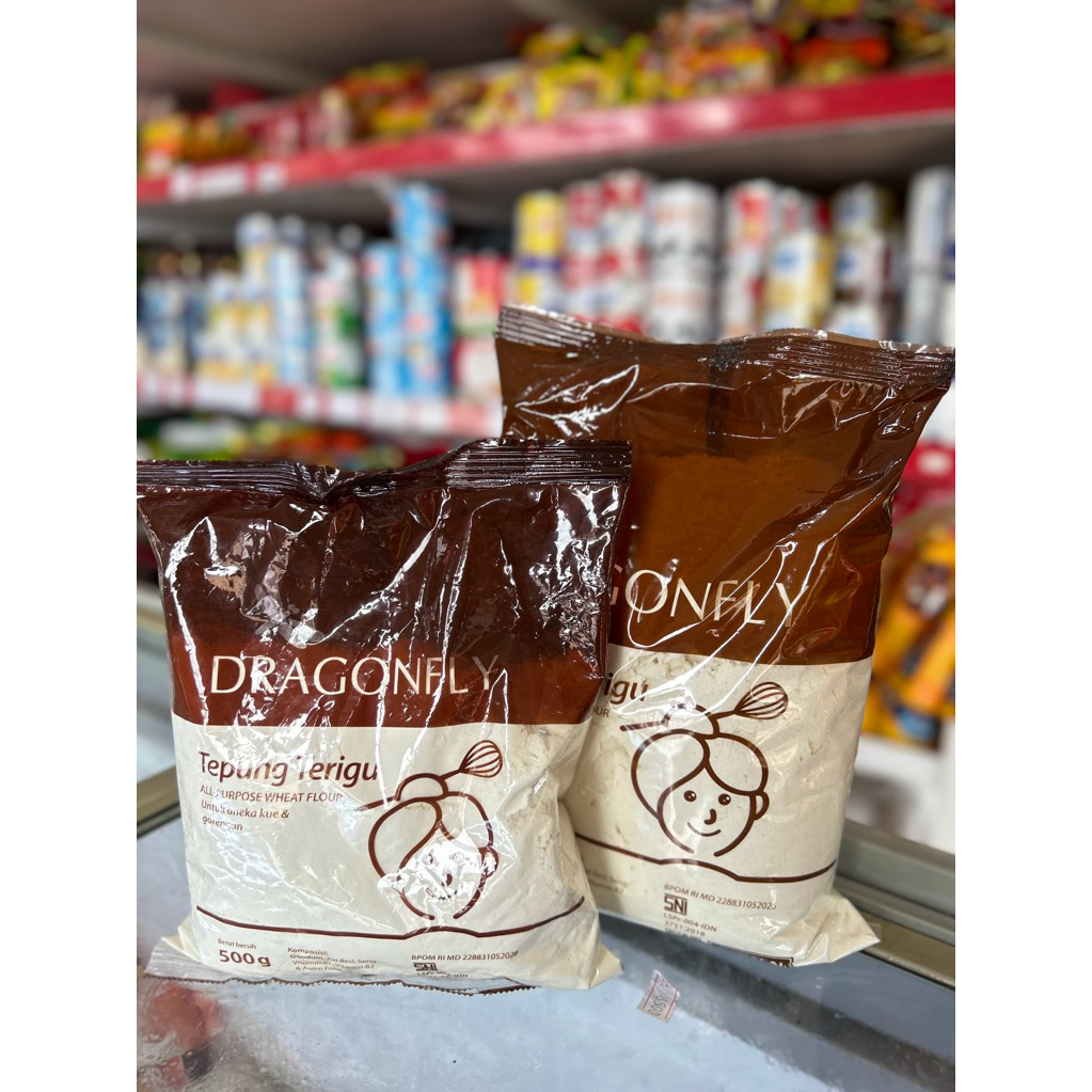 Jual DRAGONFLY TEPUNF TERIGU | GANDUM DRAGON 500 gr | Shopee Indonesia