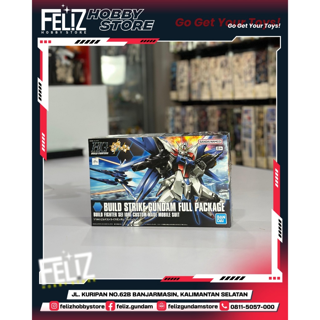 Jual ( BANDAI ) HG 1/144 BUILD FIGHTER BUILD STRIKE GUNDAM FULL PACKAGE ...